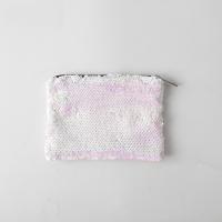 China Blank Sublimation Cosmetic Bag Diy Sublimation Makeup Bag Blanks Custom Change Purse for sale