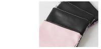 China Blank Sublimation Cosmetic Bag Diy Sublimation Makeup Bag Blanks Custom Change Purse for sale