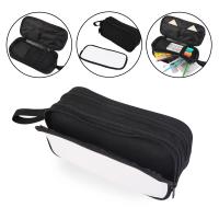 China Customized Pencil Case With Zipper Durable Sublimation Blank Multifunctional Pencil Stationery Bag Gift for sale