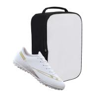 China Personalized Sublimation Printable Polyester Shoe Bag With Zipper Fashionable Daily Travel Gym Gifts Custom Shoe Storage Bag for sale