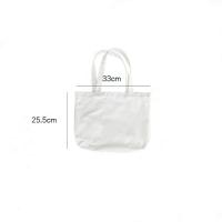 China Sublimation Canvas Tote Bags Custom Tote Bags Blank Promotional Gift Bags for sale