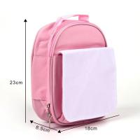 China Blank Kids Sublimation Lunch Bag Portable Custom Printing Logo Bento Cooler for sale
