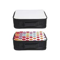 China Portable Canvas Sublimation Lunch Totes DIY Printable Sublimation Insulated Picnic Bag Blanks for sale