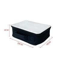 China Portable Canvas Sublimation Lunch Totes DIY Printable Sublimation Insulated Picnic Bag Blanks for sale