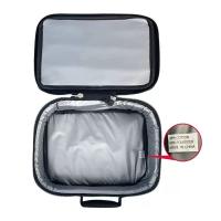 China Portable Canvas Sublimation Lunch Totes DIY Printable Sublimation Insulated Picnic Bag Blanks for sale