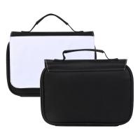 China Sublimation Toiletry Bag Custom Blanks Hanging Cosmetic Bag Personalised Travel Wash Bag for sale