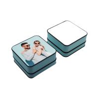 China Diy Sublimation Leather Jewelry Box With Printable PET Sheet Personalised Photo Gifts for sale