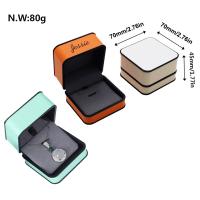 China Diy Sublimation Leather Jewelry Box With Printable PET Sheet Personalised Photo Gifts for sale