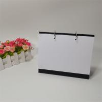 China 8 Inch Blank Sublimation Calendar With 15 Pages Removable Loose-Leaf Office Calendar Notebook DIY Desktop Decoration for sale