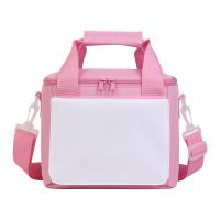 China Outdoor Camping Picnic Ice Bag Blanks Large Capacity Portable Sublimation Lunch Bag Custom Polyester Ice Bucket Bag Car Ice Bag for sale