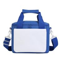 China Outdoor Camping Picnic Ice Bag Blanks Large Capacity Portable Sublimation Lunch Bag Custom Polyester Ice Bucket Bag Car Ice Bag for sale