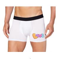 China Sublimation Men'S Underwear Custom Boxers Blank Sublimation Shorts For Valentine'S Day And Father'S Day Gift for sale