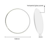 China Custom Logo Portable 15W Sublimation Magnetic Wireless Phone Charger With Printable Glass Insert for sale