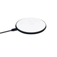 China 15W Fast Charging Sublimation Wireless Phone Charger With Printable Blank PET Plastic Sheet for sale