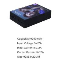 China Portable 10000 Mah Sublimation Mobile Power Bank Custom Phone Charger for sale