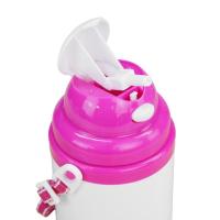 China Diy Custom Blank Sublimation Flip Top Water Bottle For Kids Straw Drink Children Bottle for sale