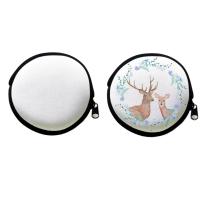 China Diy Small Neoprene Blank Sublimation Coin Purse Custom Coin Pouch for sale