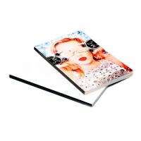 China Double Sided Printing Sublimation Hard Paper Cover Notebook Custom Journals for sale