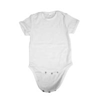 China Sublimation Blank Baby Clothes Custom Print Plain Polyester Newborn Rompers Sublimation Baby Onesie for sale