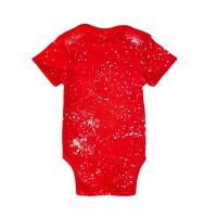 China Multicolored Tie Dye Polyester Short Sleeve Baby Onesie Blanks For Sublimation Heat Transfer Printing for sale