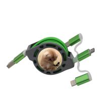 China Double Sided 3 In 1 Sublimation USB Data Cable Custom Flash Drive for sale