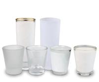 China Customizable Sublimation Shot Glass Blanks 1.5oz 3oz For Sublimation Printing for sale