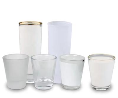 China Customizable Sublimation Shot Glass Blanks 1.5oz 3oz For Sublimation Printing for sale