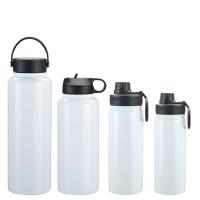 China Coated 32oz Sublimation Space Bottle Stainless Steel Water Bottle for sale