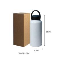 China Double Wall Blank Sublimation Tumblers Vacuum Insulated 304 Stainless Steel Water Bottle Wide Mouth Flask for sale