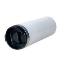 China 15oz 450ml White Sublimation Sport Water Bottle Blanks Straight Double Wall Vacuum Stainless Steel Sublimation Tumbler for sale