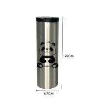 China 17oz Sublimation Water Bottle Blanks Custom Logo 500ml Double Wall Stainless Steel Coffee Straight Drink Bottles for sale