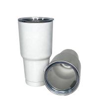 China 20oz And 30oz Blank Sublimation Tumblers Double Walled Vacuum Insulated Stainless Steel Car Cup With Lid for sale