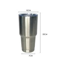 China 20oz And 30oz Blank Sublimation Tumblers Double Walled Vacuum Insulated Stainless Steel Car Cup With Lid for sale