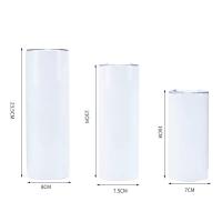China 20 Oz Straight Skinny Blank Sublimation Tumblers Double Walled Insulated Sublimation Water Bottle for sale