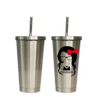 China 500ml And 750ml Sublimation Double Wall Coffee Mug Stainless Steel Sublimation Tumblers With Lid And Straw Sublimation Blanks Tumbler for sale