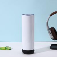 China Skinny Straight 20oz Wireless Stainless Steel Smart Music Tumbler For Sublimation With Smart Speaker For Travel for sale