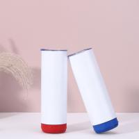 China Skinny Straight 20oz Wireless Stainless Steel Smart Music Tumbler For Sublimation With Smart Speaker For Travel for sale