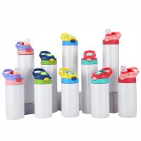 China 12oz 20oz Stainless Steel Kids Water Bottle Custom Logo Sublimation Blank Sippy Tumbler For Children for sale