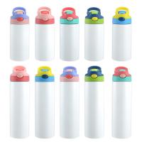 China 12oz 20oz Stainless Steel Kids Water Bottle Custom Logo Sublimation Blank Sippy Tumbler For Children for sale