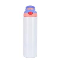 China 12oz 20oz Stainless Steel Kids Water Bottle Custom Logo Sublimation Blank Sippy Tumbler For Children for sale
