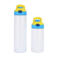 China 12oz 20oz Stainless Steel Kids Water Bottle Custom Logo Sublimation Blank Sippy Tumbler For Children for sale