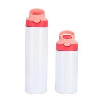 China 12oz 20oz Stainless Steel Kids Water Bottle Custom Logo Sublimation Blank Sippy Tumbler For Children for sale