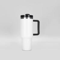 China Stainless Steel Blank 40oz Sublimation Tumbler With Handle Custom Tumblers With Logo for sale