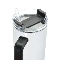 China Stainless Steel Blank 40oz Sublimation Tumbler With Handle Custom Tumblers With Logo for sale