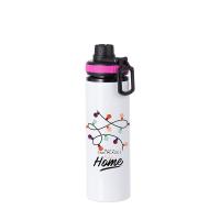 China 28oz 850ml Sublimation Straight Insulated Vacuum Flask Outdoor Portable Handheld Lid Sports Water Bottle Wide Mouth For Hiking And Cycling for sale
