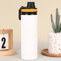 China 28oz 850ml Sublimation Straight Insulated Vacuum Flask Outdoor Portable Handheld Lid Sports Water Bottle Wide Mouth For Hiking And Cycling for sale