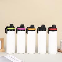China 28oz 850ml Sublimation Straight Insulated Vacuum Flask Outdoor Portable Handheld Lid Sports Water Bottle Wide Mouth For Hiking And Cycling for sale