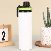 China 28oz 850ml Sublimation Straight Insulated Vacuum Flask Outdoor Portable Handheld Lid Sports Water Bottle Wide Mouth For Hiking And Cycling for sale