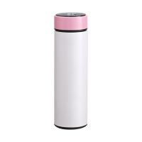 China Sublimation Blank Vacuum Smart Reminder Thermos Flask Led Digital Temperature Display Stainless Steel Water Bottle for sale