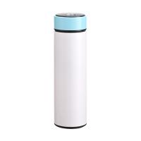 China Sublimation Blank Vacuum Smart Reminder Thermos Flask Led Digital Temperature Display Stainless Steel Water Bottle for sale